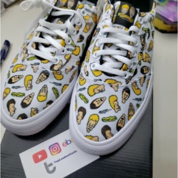 adidas | Shoes | Adidas Sneakers Beavis And Butthead X 3mc Vulc Cloud White Cloud Mens Size 5 ...